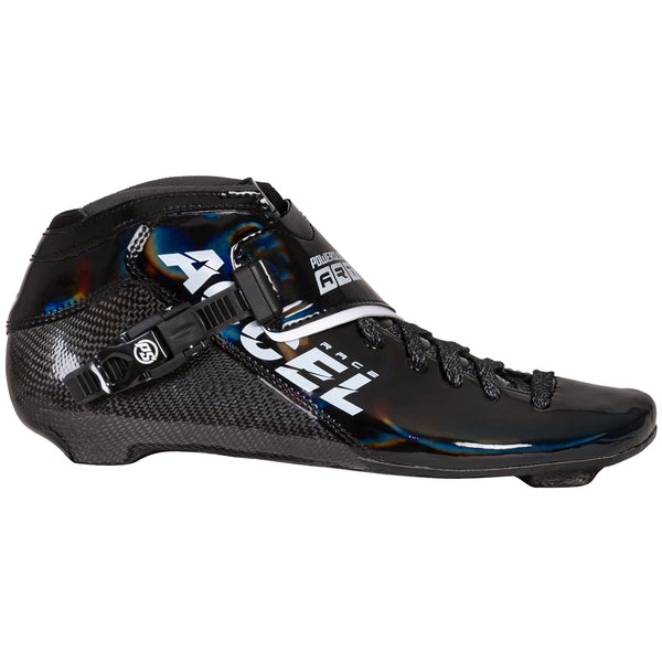 ACCEL Race Black Boot - Powerslide - Racing Inline Skate Boots