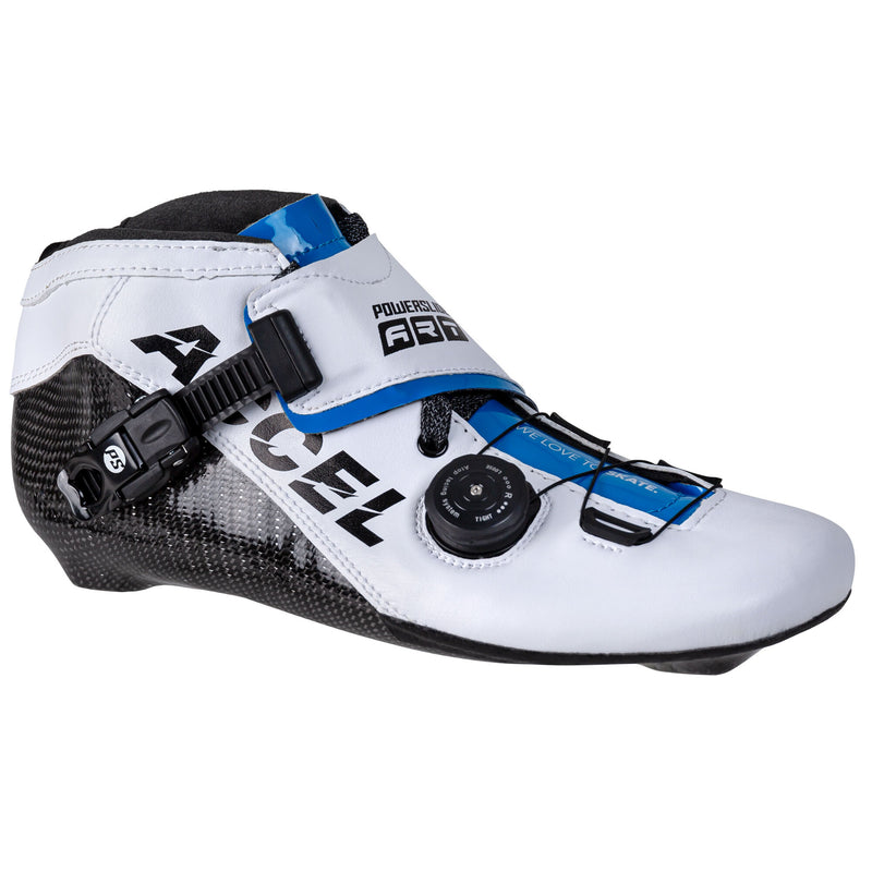 ACCEL White Boot - Powerslide - Racing Inline Skate Boots