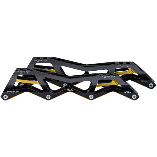 3X4 11.0/4x90 Black Gold, 195/165 - Powerslide - Racing Inline Frames