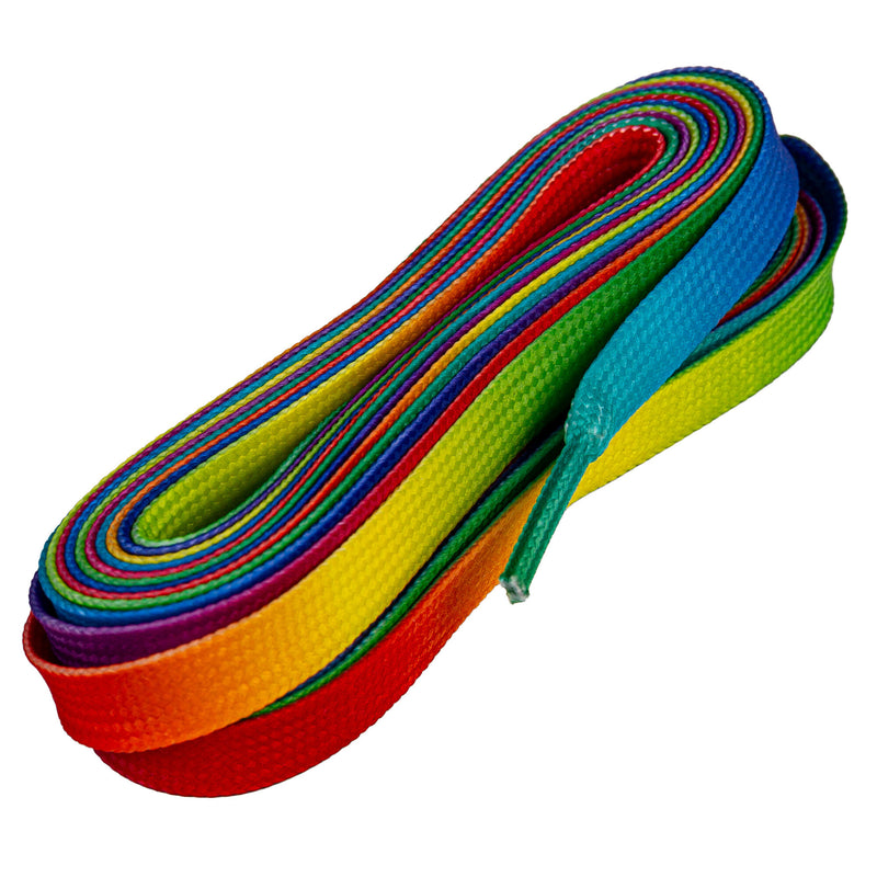 Waxed Laces Pro Multicolor Neon - MYFIT - Inline Skating Accessories