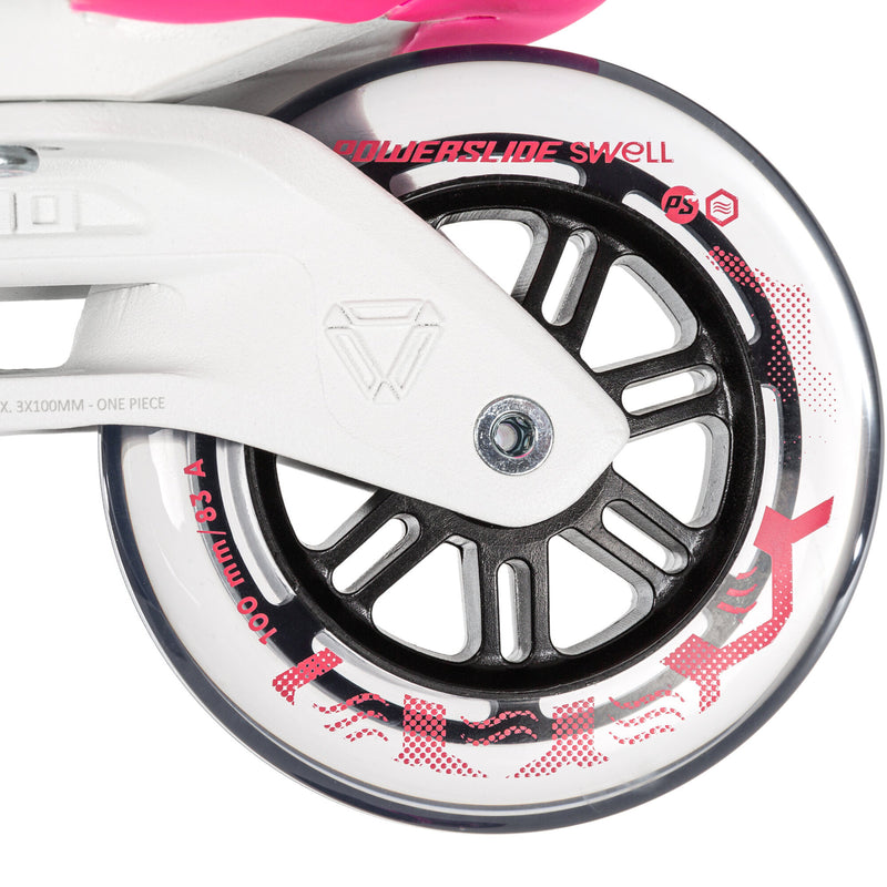 Swell Electric Pink 100 - 3D Adapt - Powerslide - Fitness Inline Skates