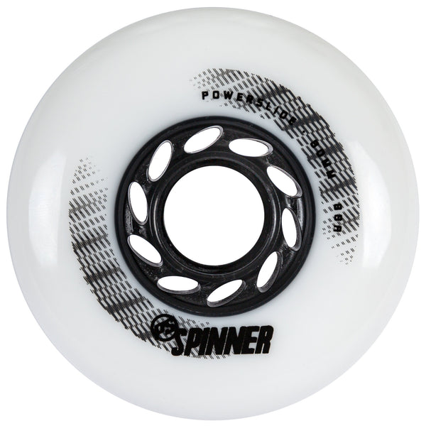 Spinner 80/88A White, 4-pack | Powerslide | Inline Skate Wheels