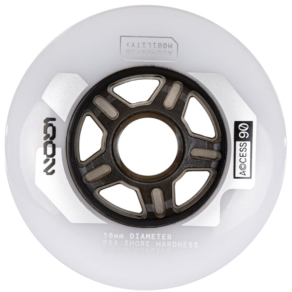 Access 90 Natural 4-pack - IQON - Urban Inline Skate Wheels