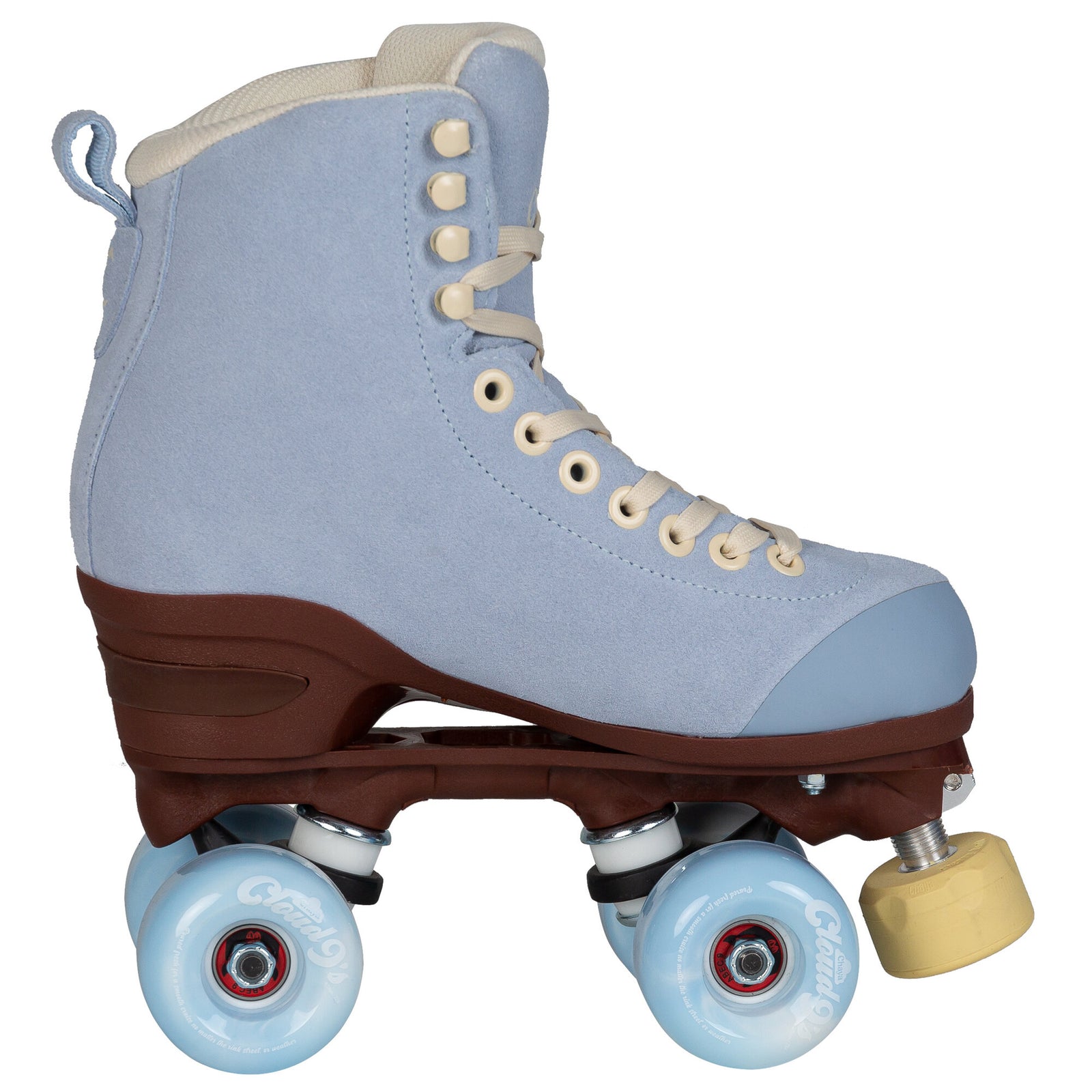 blue roller skates