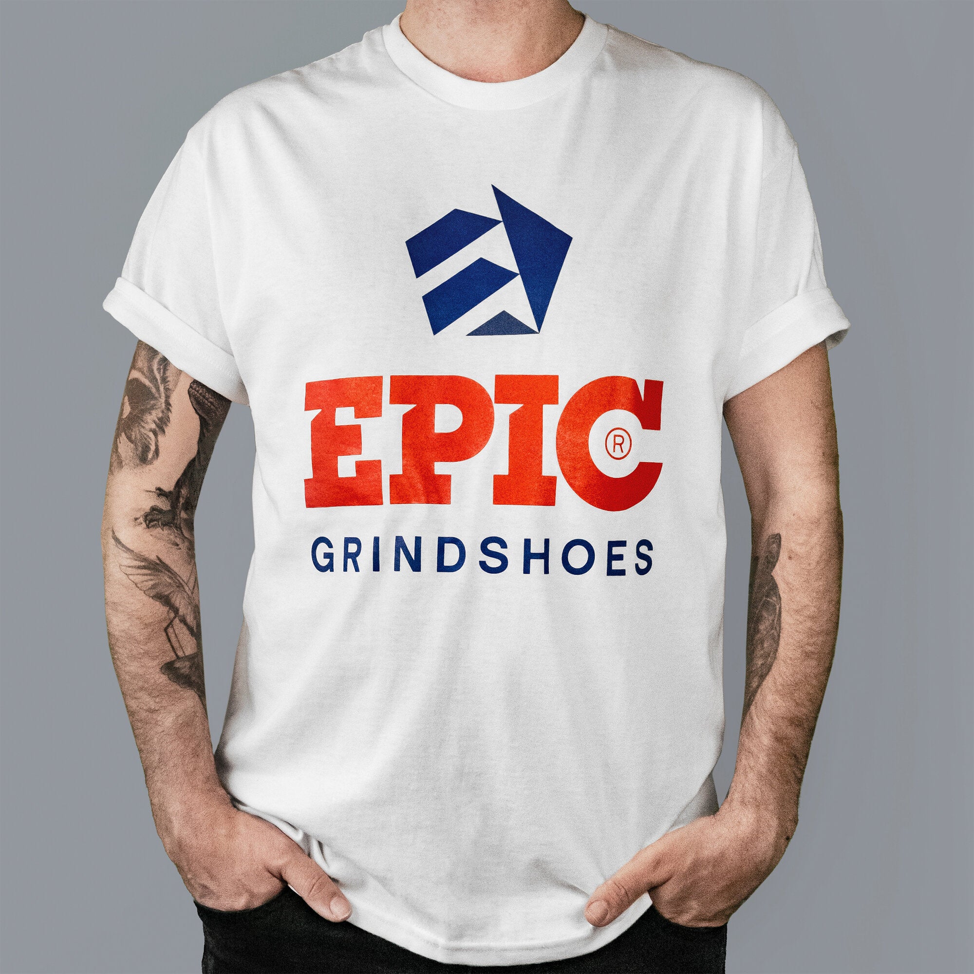Epic Emblem T-shirt White – Powerslide