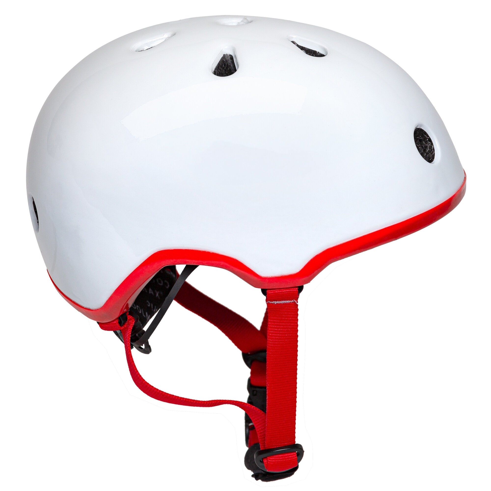Elite White Red Shiny (include removable peak) – Powerslide