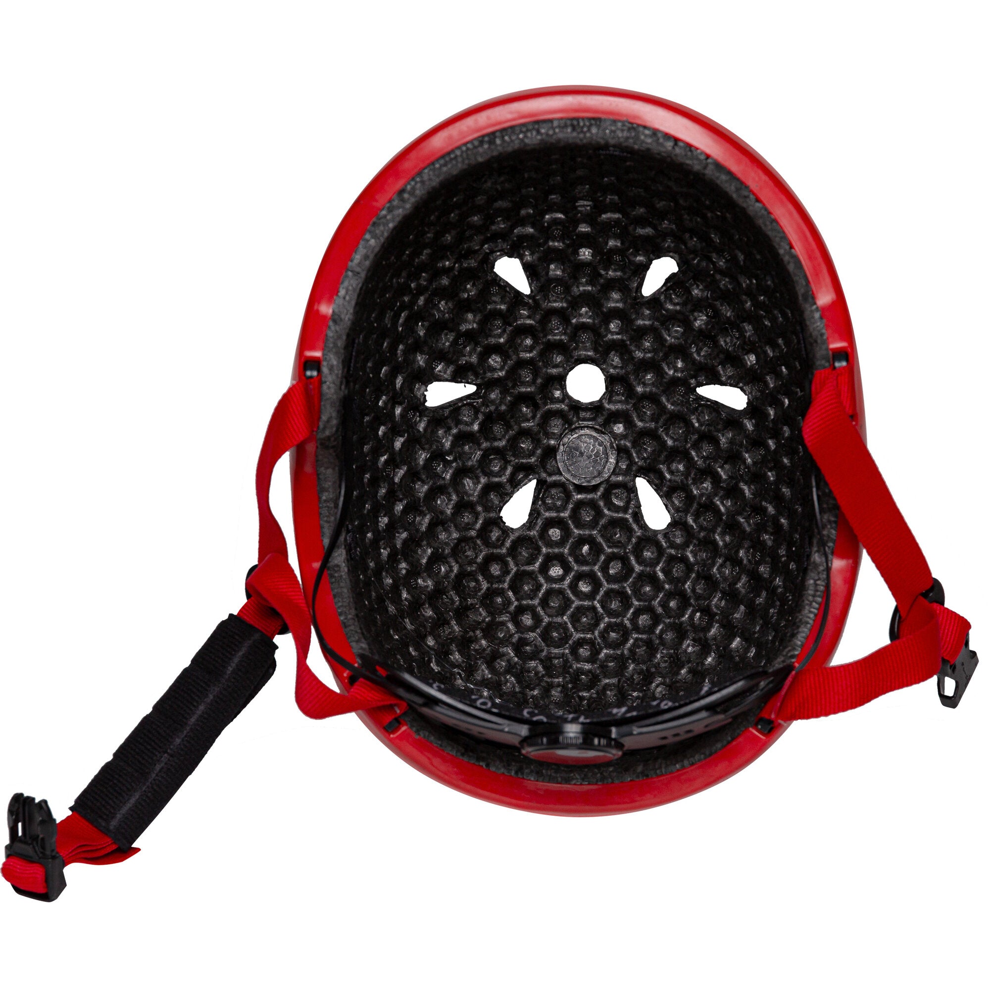 Elite White Red Shiny (include removable peak) – Powerslide